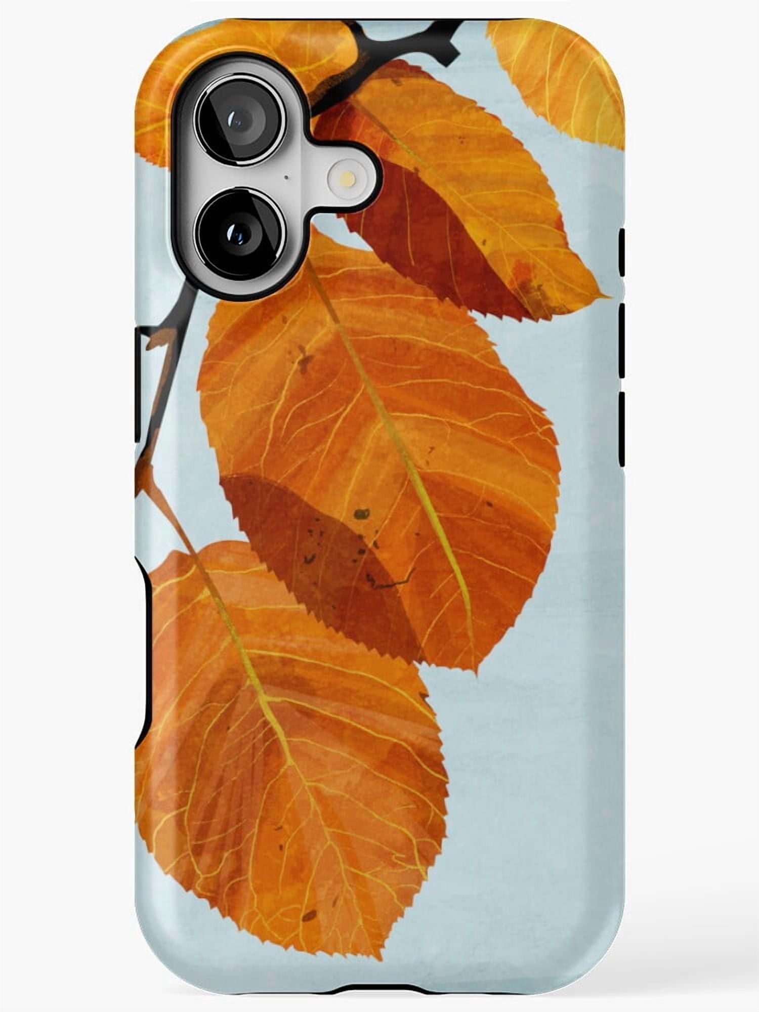 Autumn Leaves Seasonal Fall Nature Pattern Phone Case for iPhone 11 12 ...