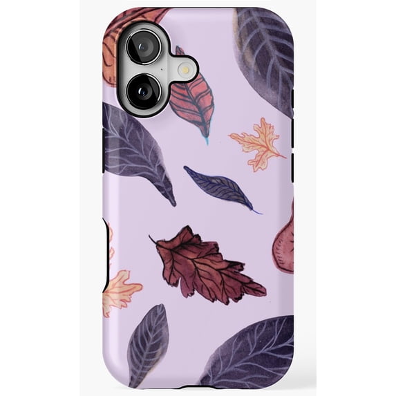 Autumn Leaves Seasonal Pattern Protection Phone Case for iPhone 11 12 ...