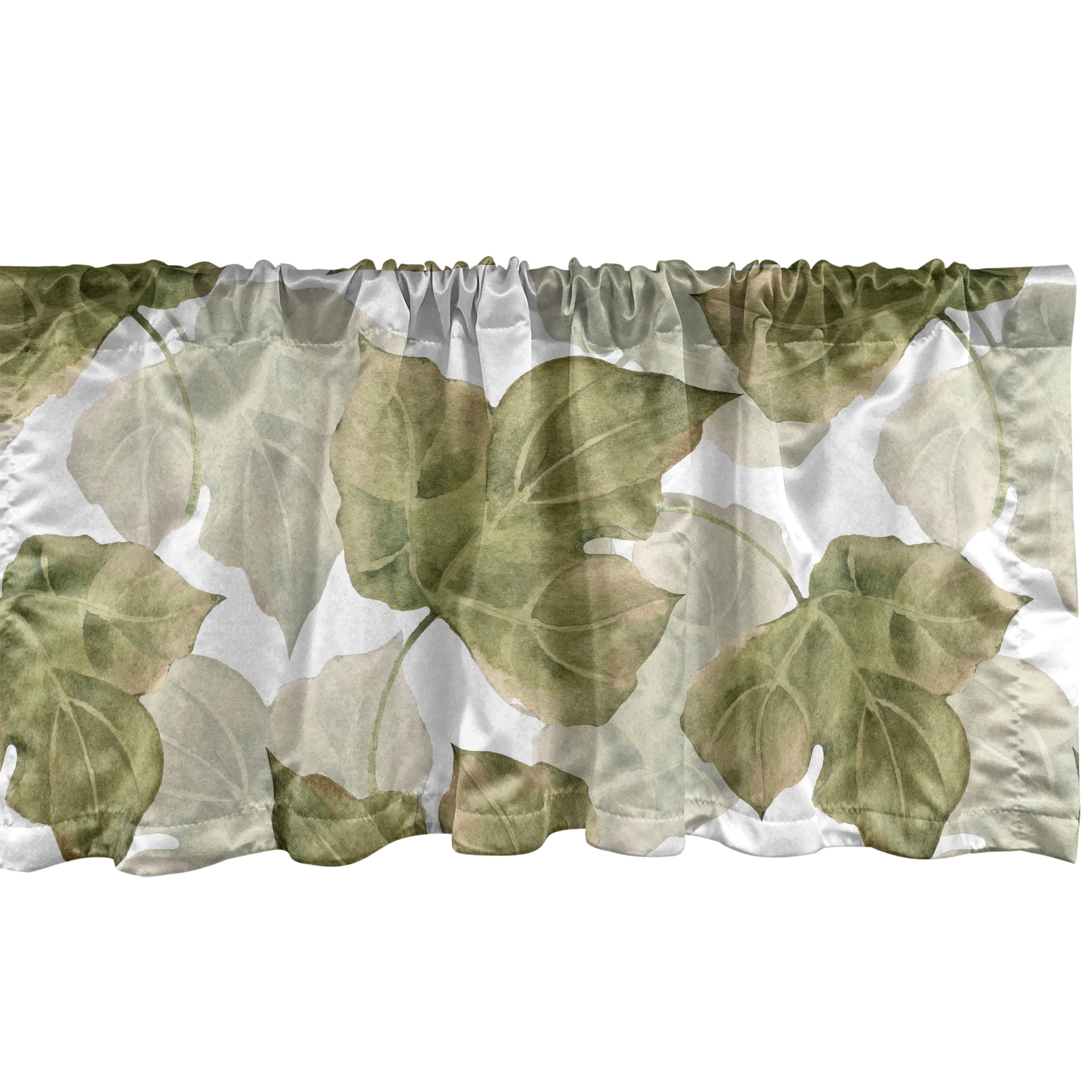 Autumn Leaves Window Valance, Botany Inspirations Romantic Vibes Leafy ...