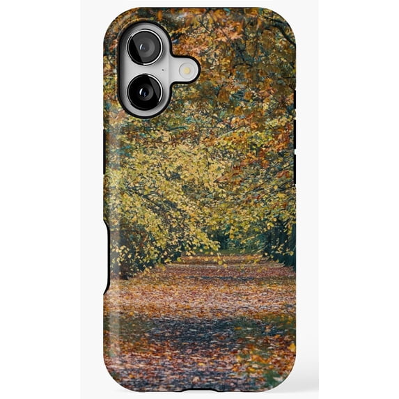 Autumn Leaves in a London Park Photo Art Phone Case for iPhone 11 12 13 ...