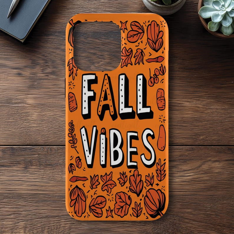 Autumn Letter Pumpkin Phone Case Compatible with iPhone 11 to 16 Gothic Skeleton Fall Design ...