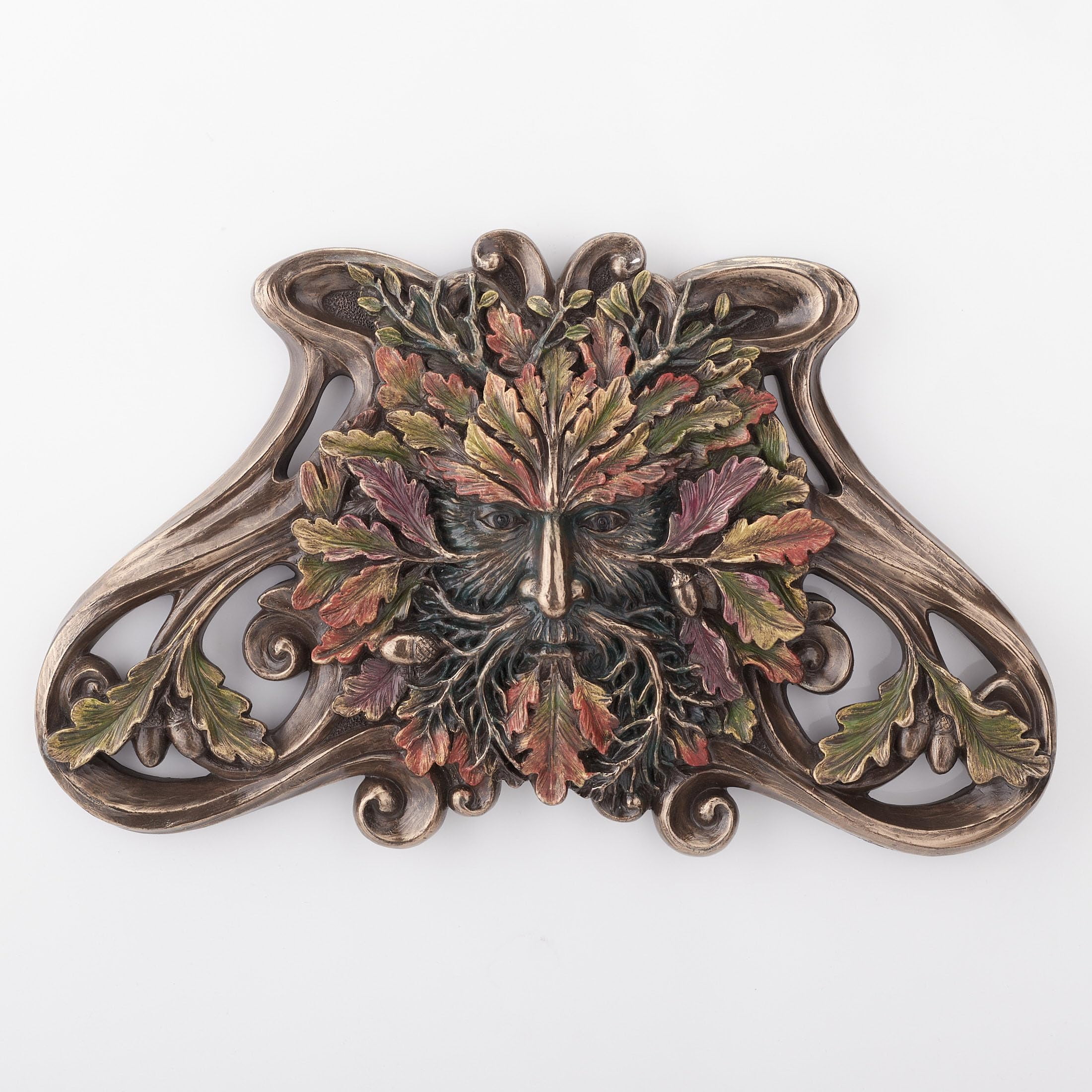 Veronese Design Green Man Autumn Maple Wall Plaque - Walmart.com