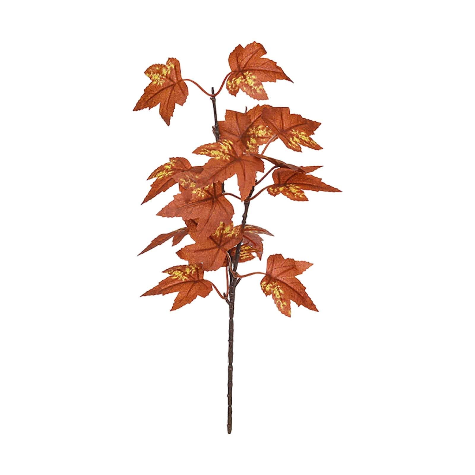 Autumn Maple Leaf Bouquet Centerpiece for Home Display – Silk Flowers ...
