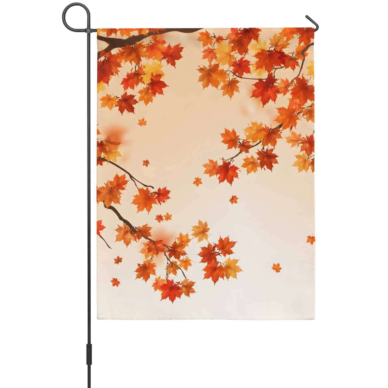 Autumn Maple Leaf House Flags For Outdoor, Thanksgiving Fall Leaves ...