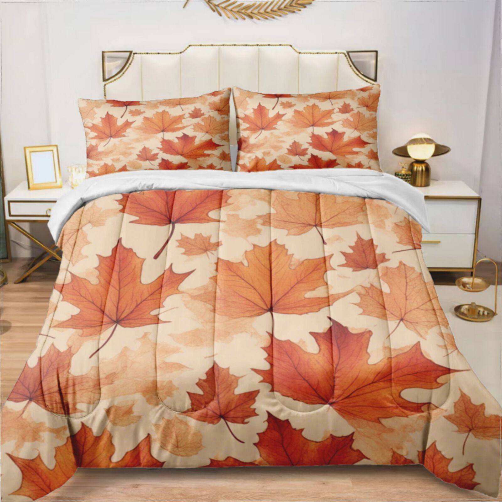 Autumn Maple Leaves Gradient (3) Comforter Set Bedding Set Duvet Set ...