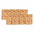 Autumn Maple Leaves Valances for Windows, Decorative Rod Pocket Window ...