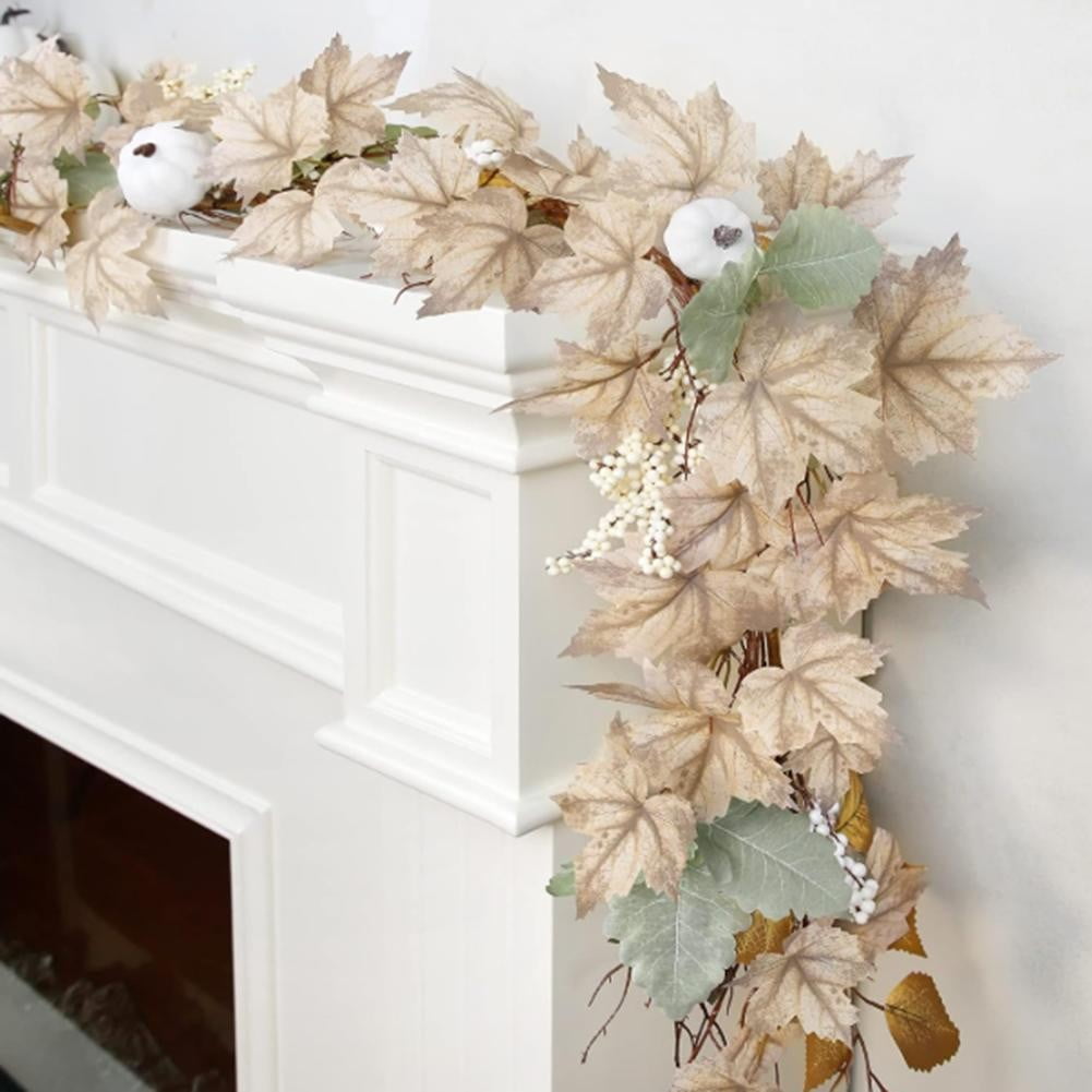 Autumn Maple for Leaf Wreath: 175CM Seasonal Decor for Thanksgiving ...