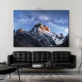 Autumn Mountain Landscape Georgia Stars Contemporary Wall Art Unframed ...