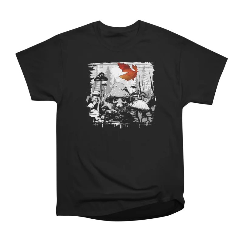 Autumn Mushrooms Forest T-Shirt Tee Gift For Him Merch For Her Apparel ...