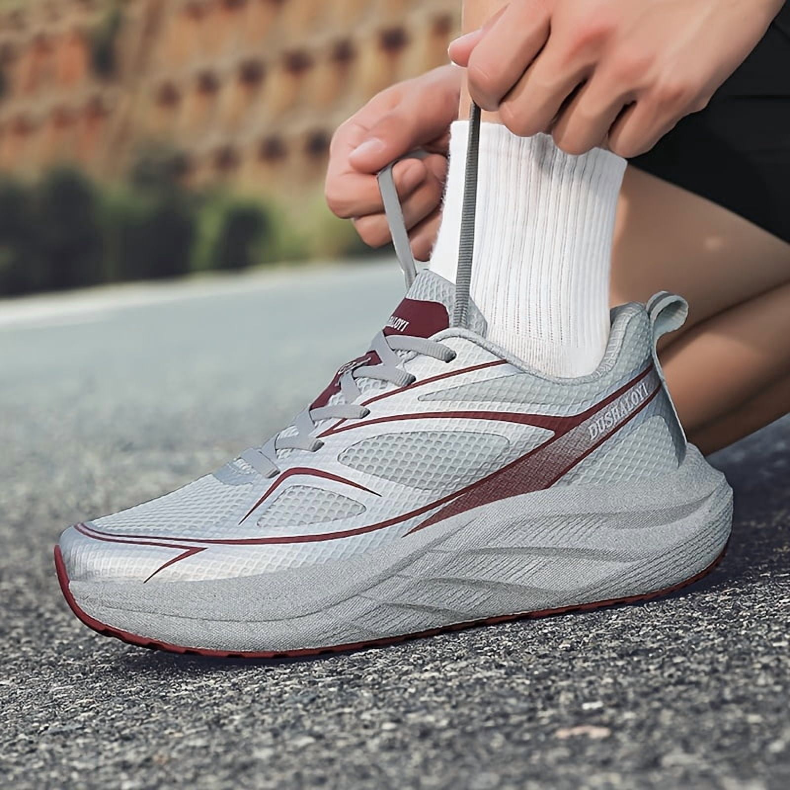 Autumn New Trend Mesh Popcorn Sole Comfortable Sneakers Versatile ...