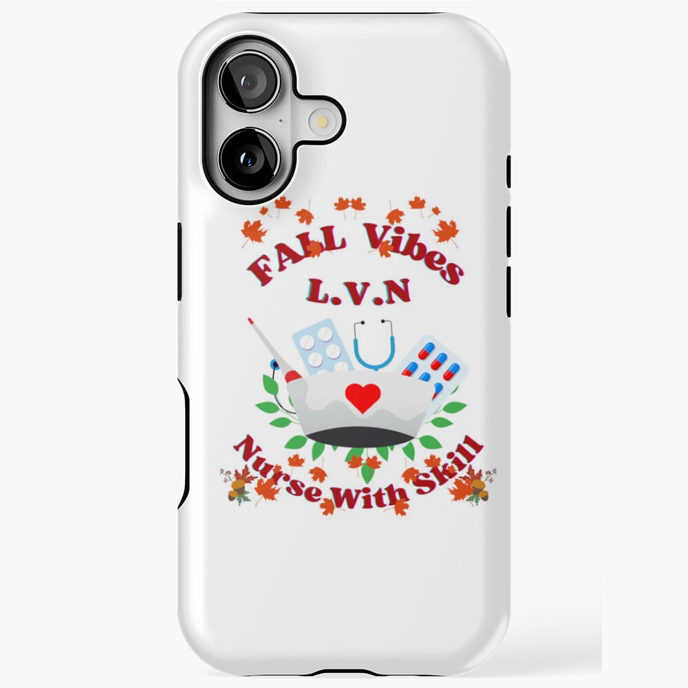 Autumn Nurse Fall Favorite Color Quote Design iPhone 17 16 15 14 13 12 ...