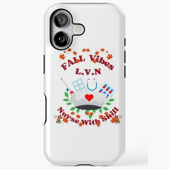 Autumn Nurse Fall Favorite Color Quote Design iPhone 17 16 15 14 13 12 ...