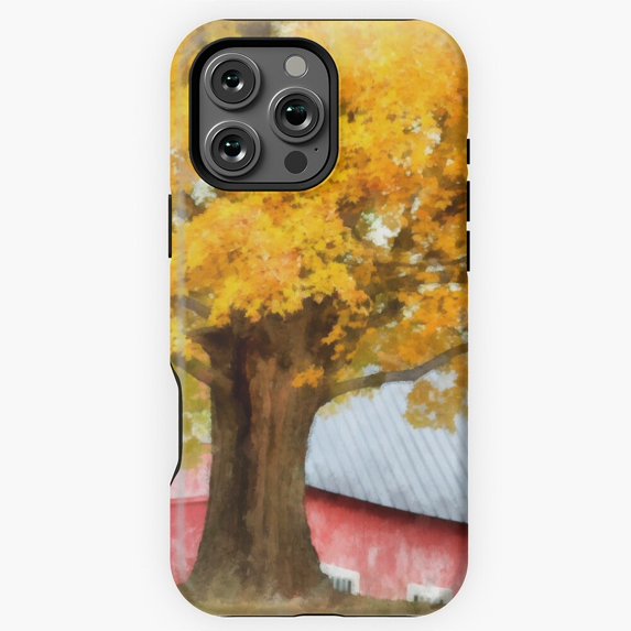 Autumn On The Farm Scenery Phone Case for iPhone 11 12 13 14 15 16 17 ...