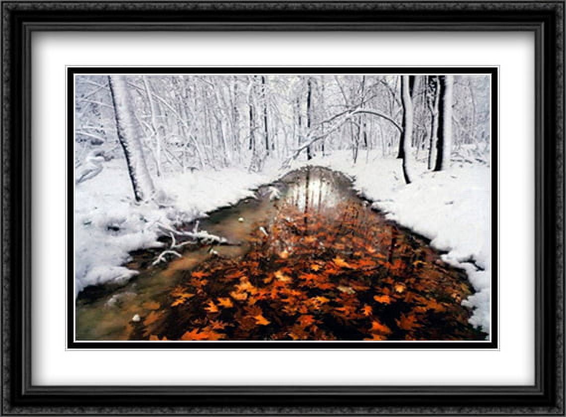 Autumn Pass 2x Matted 28x22 Large Black Ornate Framed Art Print by Jim ...
