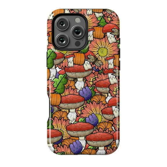 Autumn Pattern Botanical Leaves Phone Case for iPhone 11 12 13 14 15 16 ...