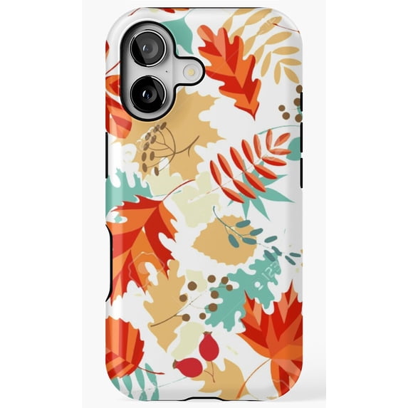 Autumn Pattern Designs Seasonal Foliage Phone Case for iPhone 11 12 13 ...