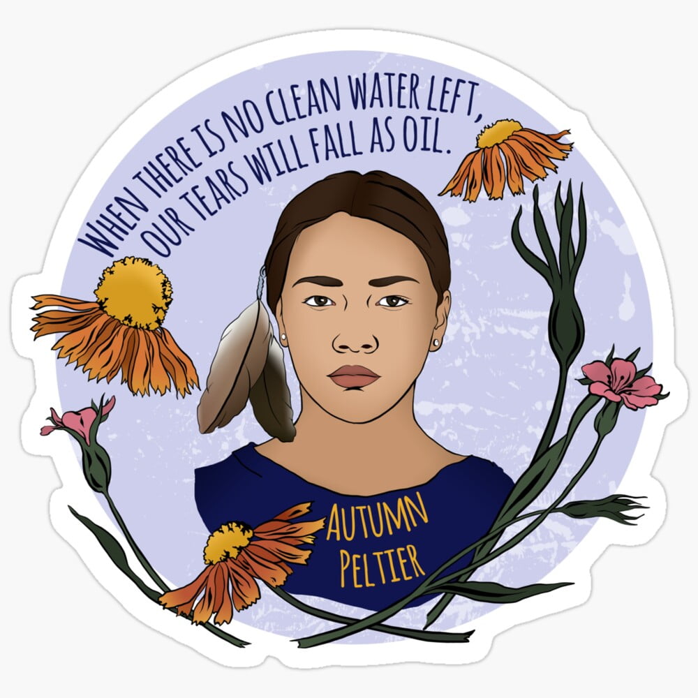 Autumn Peltier: Fab Feminist Fav Sticker Phone Decal Water Bottle ...