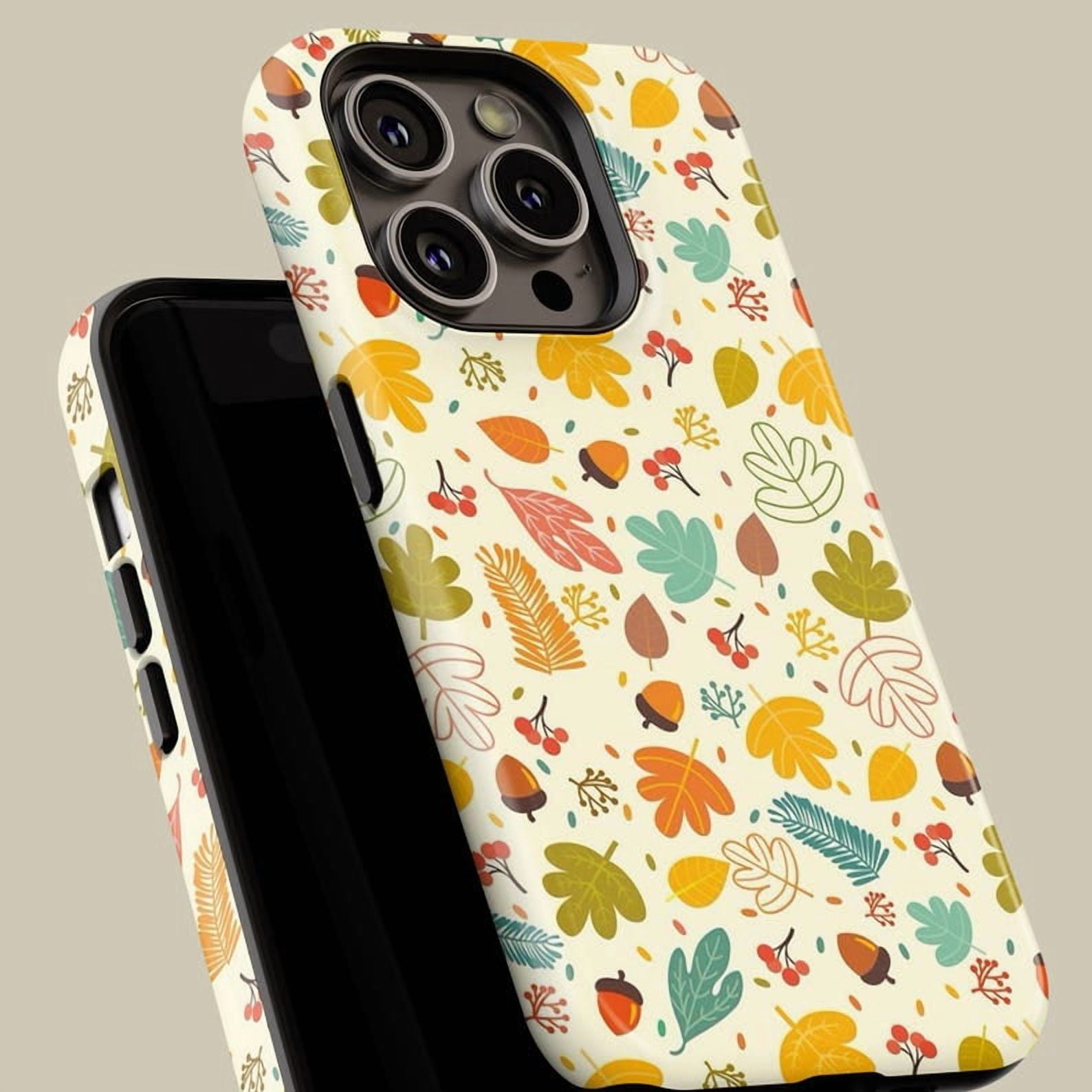 Autumn Phone Case for iPhone 11-17 Cozy Fall Season Aesthetic - Walmart.com