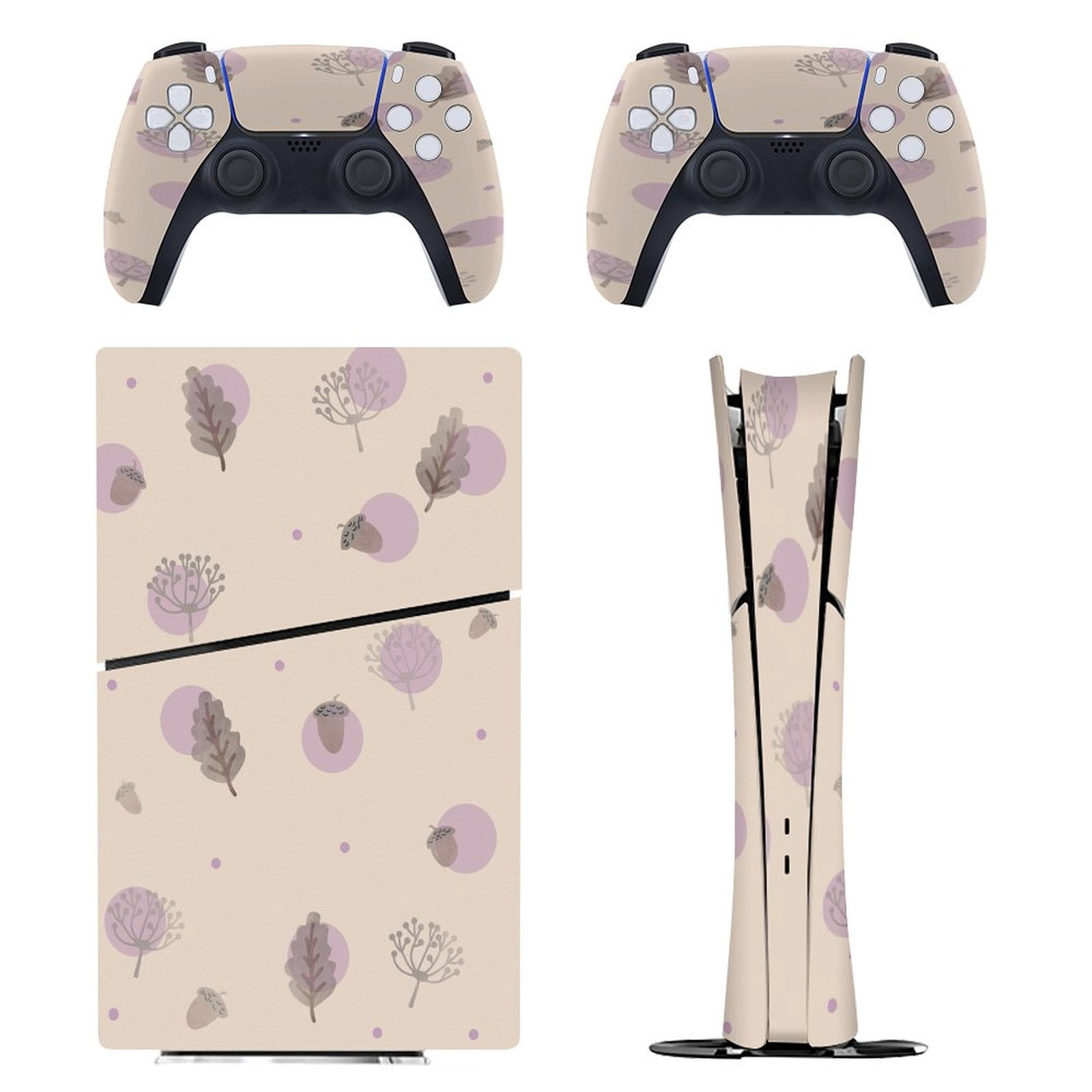 Autumn, Pine Cones PS5/PS5 Slim Digital Disc Skin Sticker For Console ...