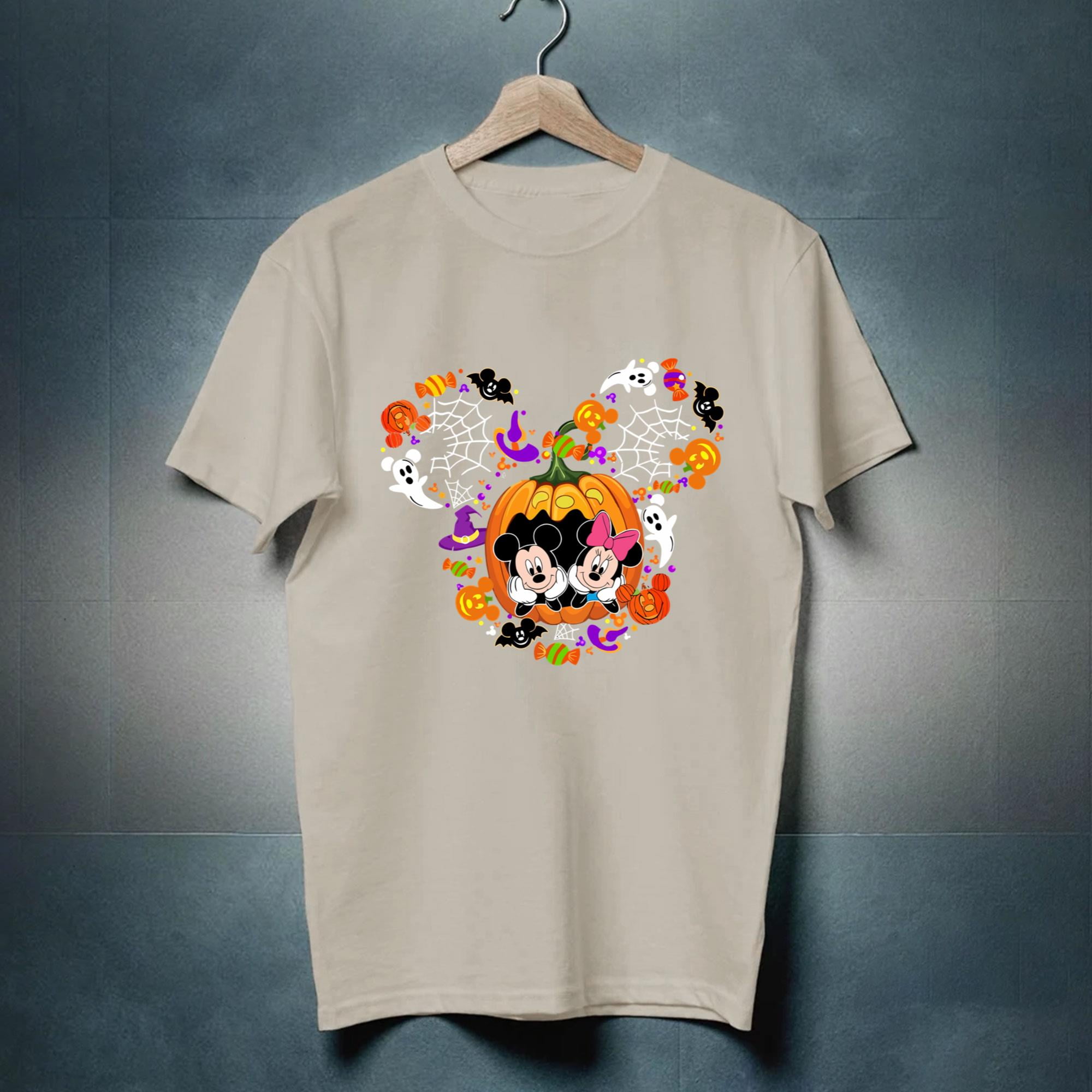 Autumn Pumpkin Design Cute Halloween Themed Shirt for Women with Fun ...