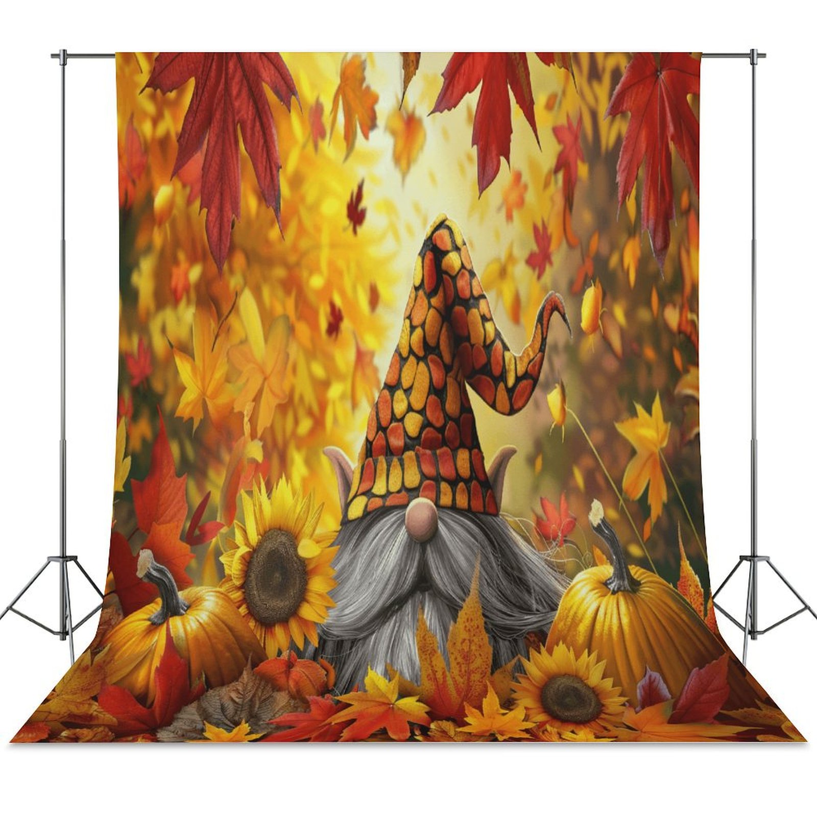 Autumn Pumpkin Gnome Thanksgiving Backdrops for Photography for Party ...