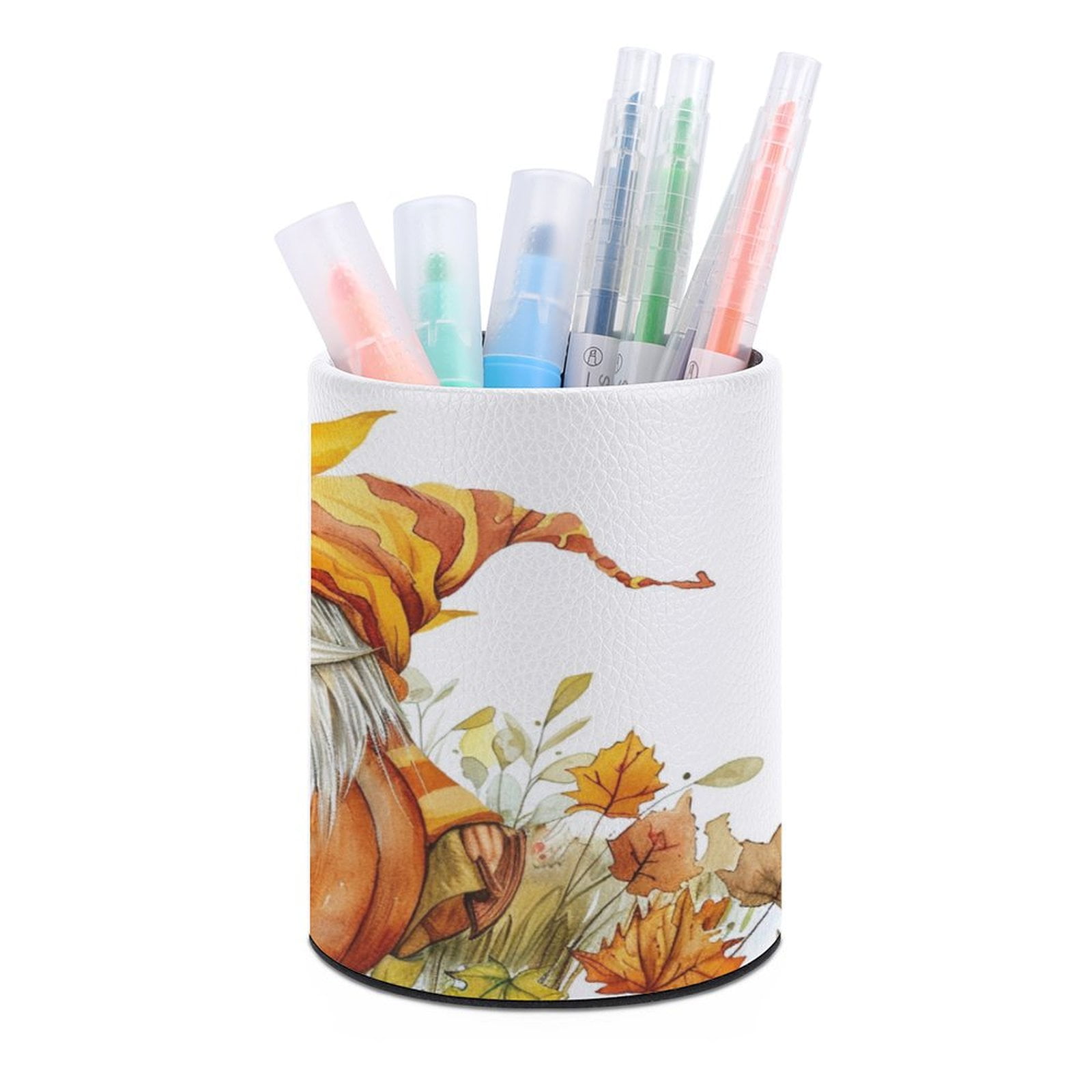 Autumn Pumpkin Gnome Thanksgiving Pen Holder for Desk, Pencil Organizer ...