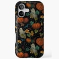 Autumn Pumpkin Harvest Cute Fall Seasonal Art Pattern Case with iPhone ...