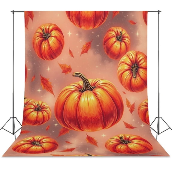 Autumn Pumpkin Harvest Party Backdrop Birthday Decoration Backgrounds ...