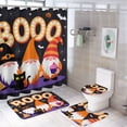 Autumn Pumpkin Leaves Thanksgiving Shower Curtain Bathroom Sets Toilet ...