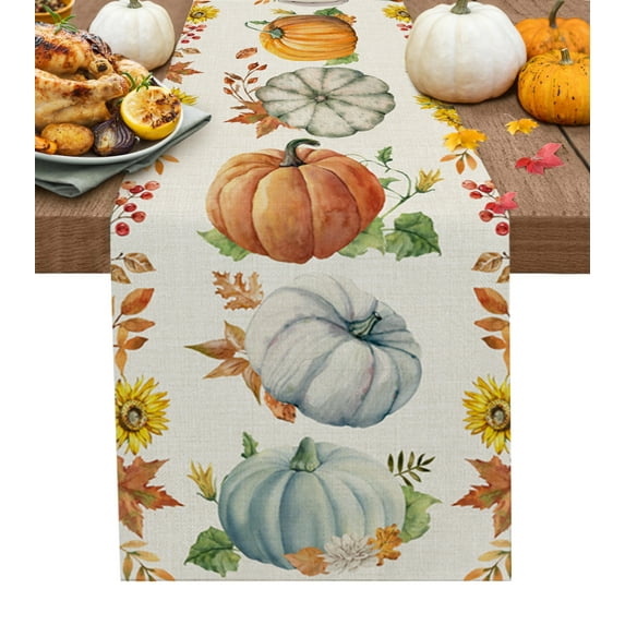 Autumn Pumpkin Maple Leaf Tableware Mat Festival Wedding Home r Kitchen ...