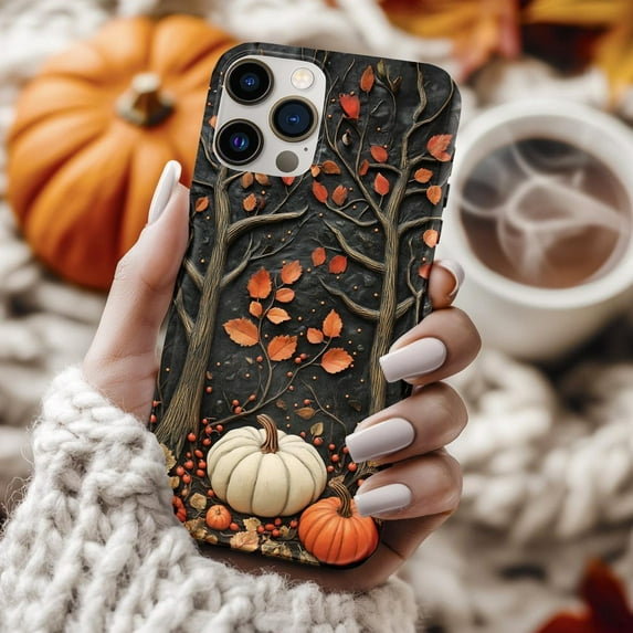 Autumn Pumpkin Patch Rustic Fall Phone Case 17 16 15 14 13 12 11 Pro ...