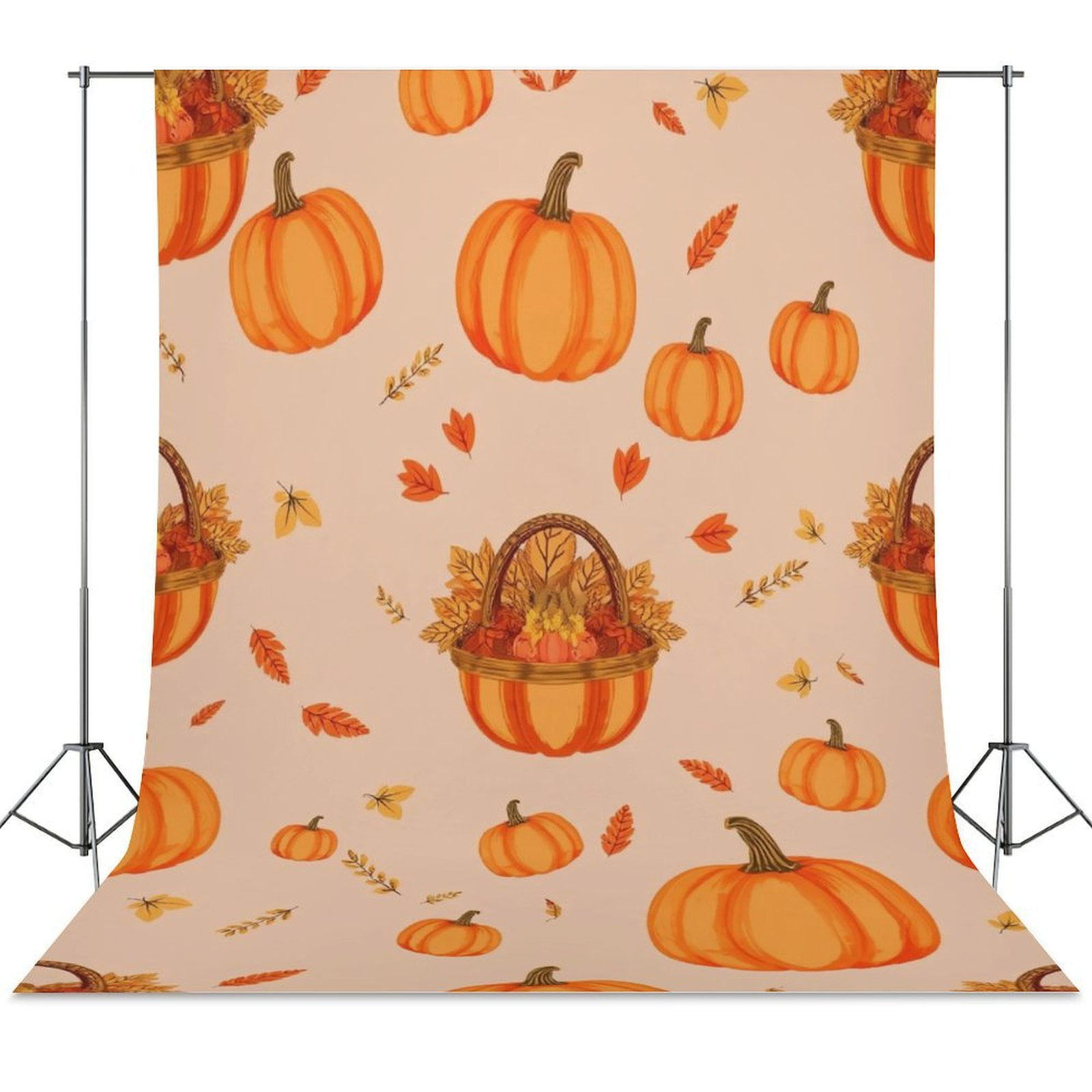 Autumn Pumpkin Pattern Decorations BackdropPortrait Photography ...