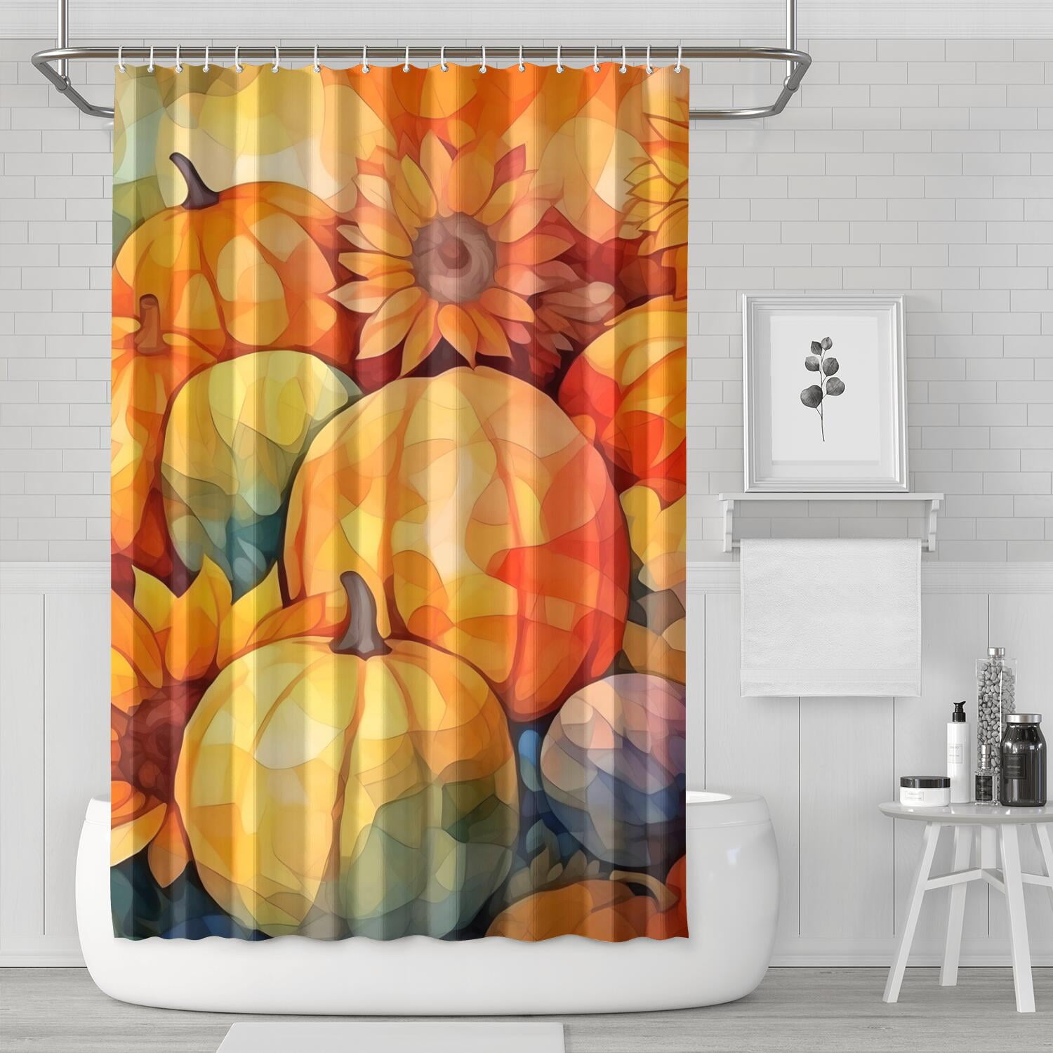 Fall Shower Curtain Setnull