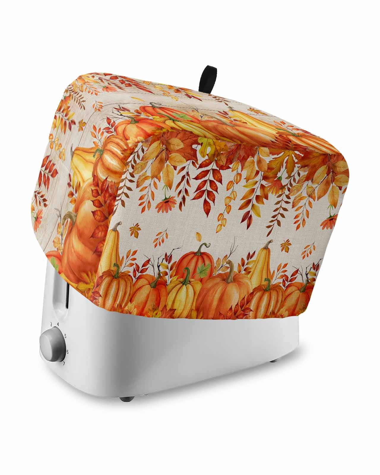 Autumn Pumpkin Toaster Cover 4 Slice, Large Kitchen Appliance Covers ...