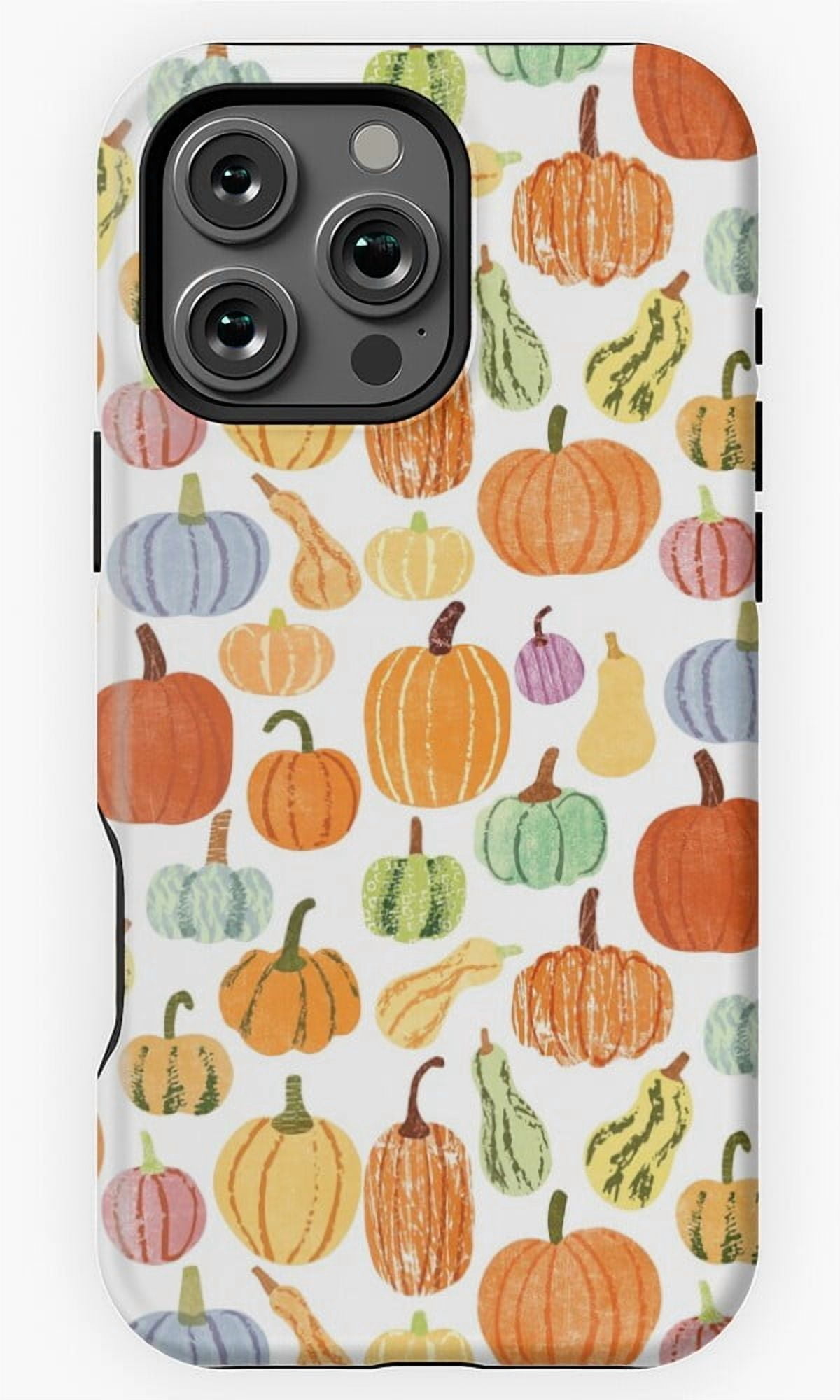 Autumn Pumpkins Fall Stylish Phone Case Compatible with iPhone 11 12 13 ...