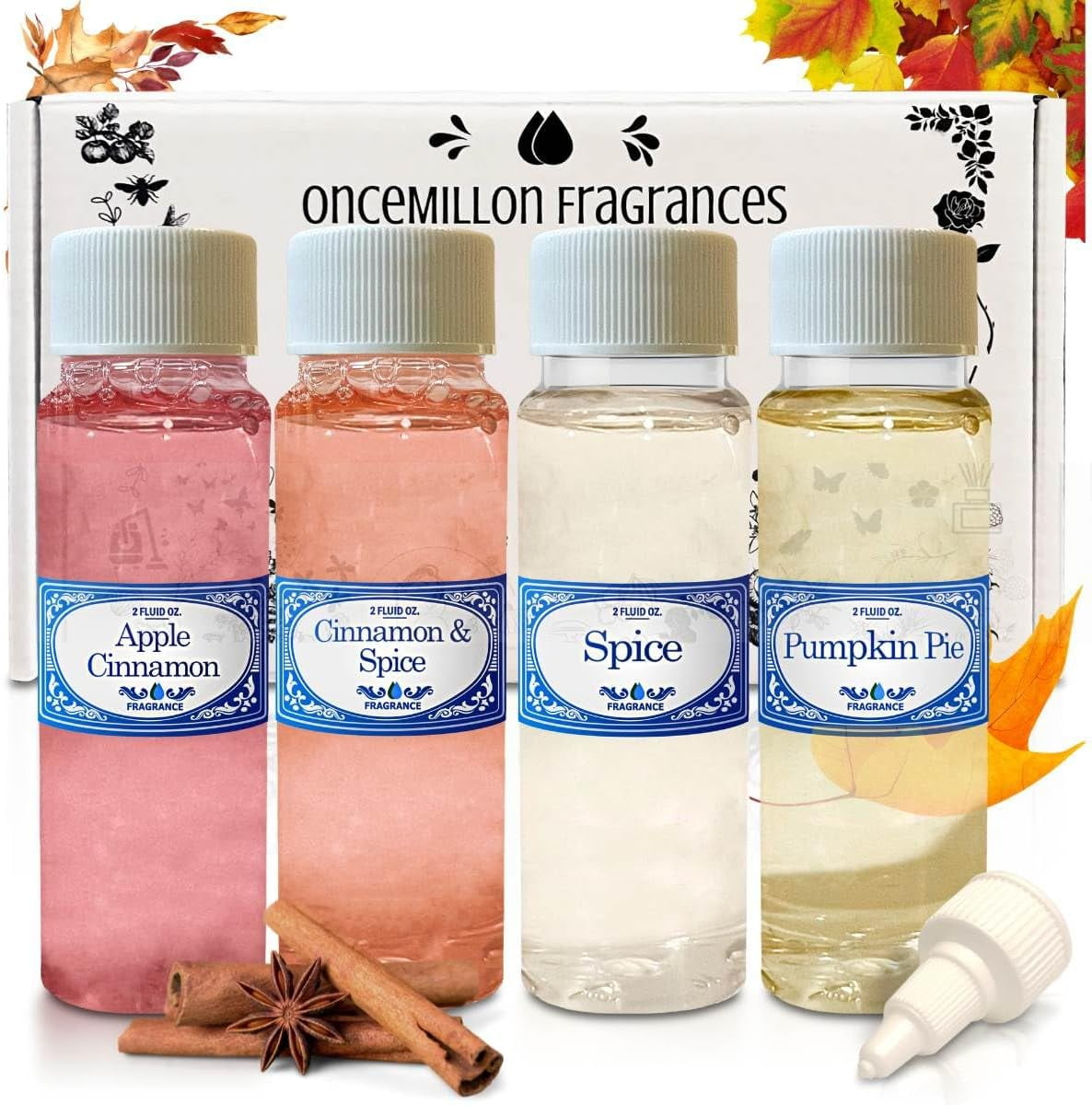 Autumn Rainbow Vacuum Fragrance Pack, 4 bottles of 2.0 fl oz Apple ...