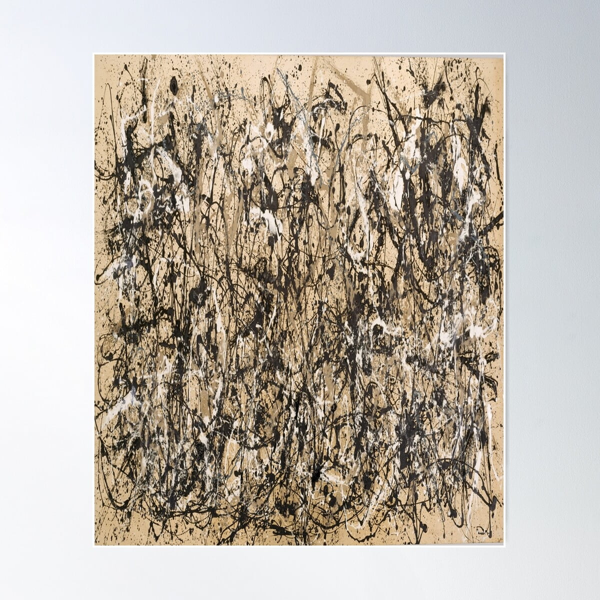 Autumn Rhythm (Number 30) By Jackson Pollock Poster Wall Art, Modern ...