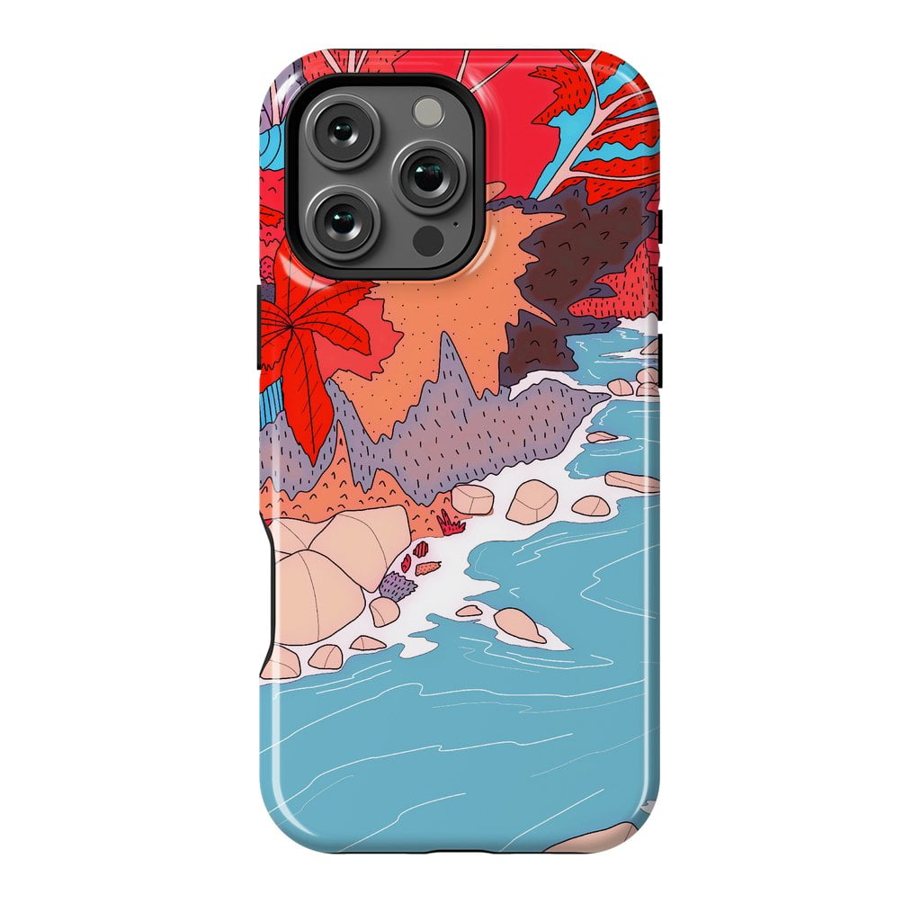 Autumn River Stream Landscape Phone Case for iPhone 11 12 13 14 15 16 ...