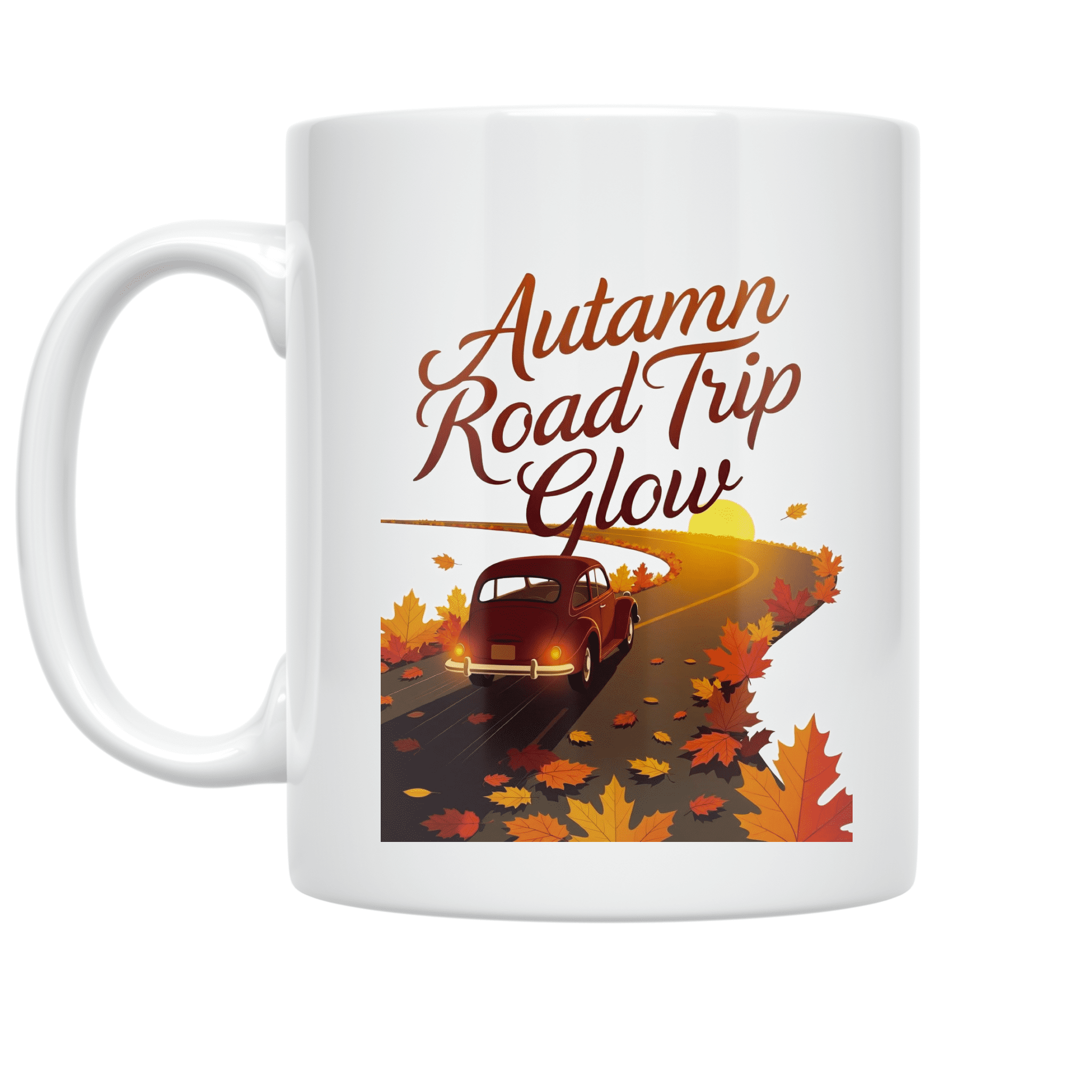 Autumn Road Trip Glow - Travel Enthusiast - 11 oz Ceramic Coffee Mug ...