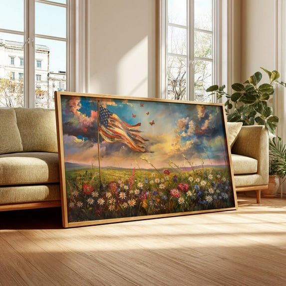 Autumn Salmon Leap Print Rustic Cottagecore River Scene 1069 Poster ...