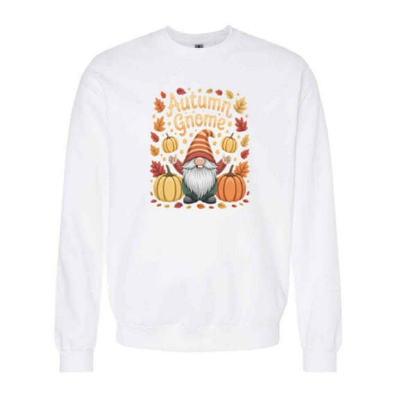 Autumn Sayings Hello Fall Autumn Gnome Cozy Season Sweatshirt up to 5XL ...