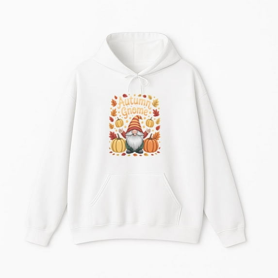 Autumn Sayings Hello Fall Gnome Cozy Seasonal Art Themed Graphic Print ...