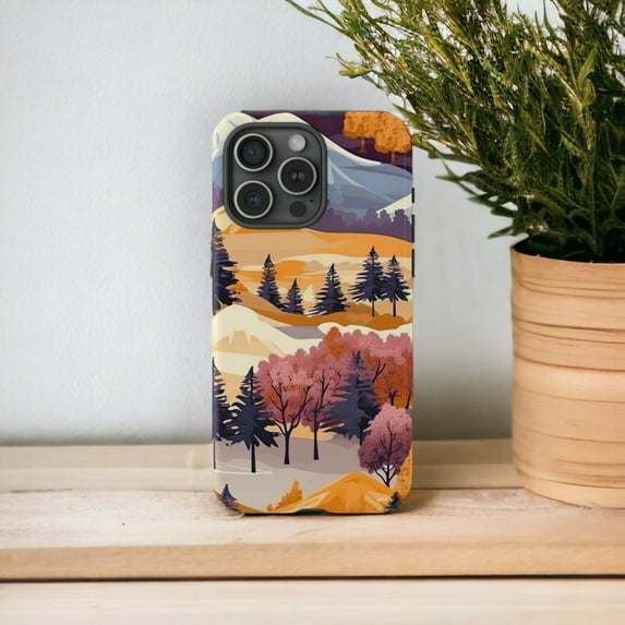 Autumn Scenery Fall Mountains Nature Art Phone Case 17 16 15 14 13 12 ...