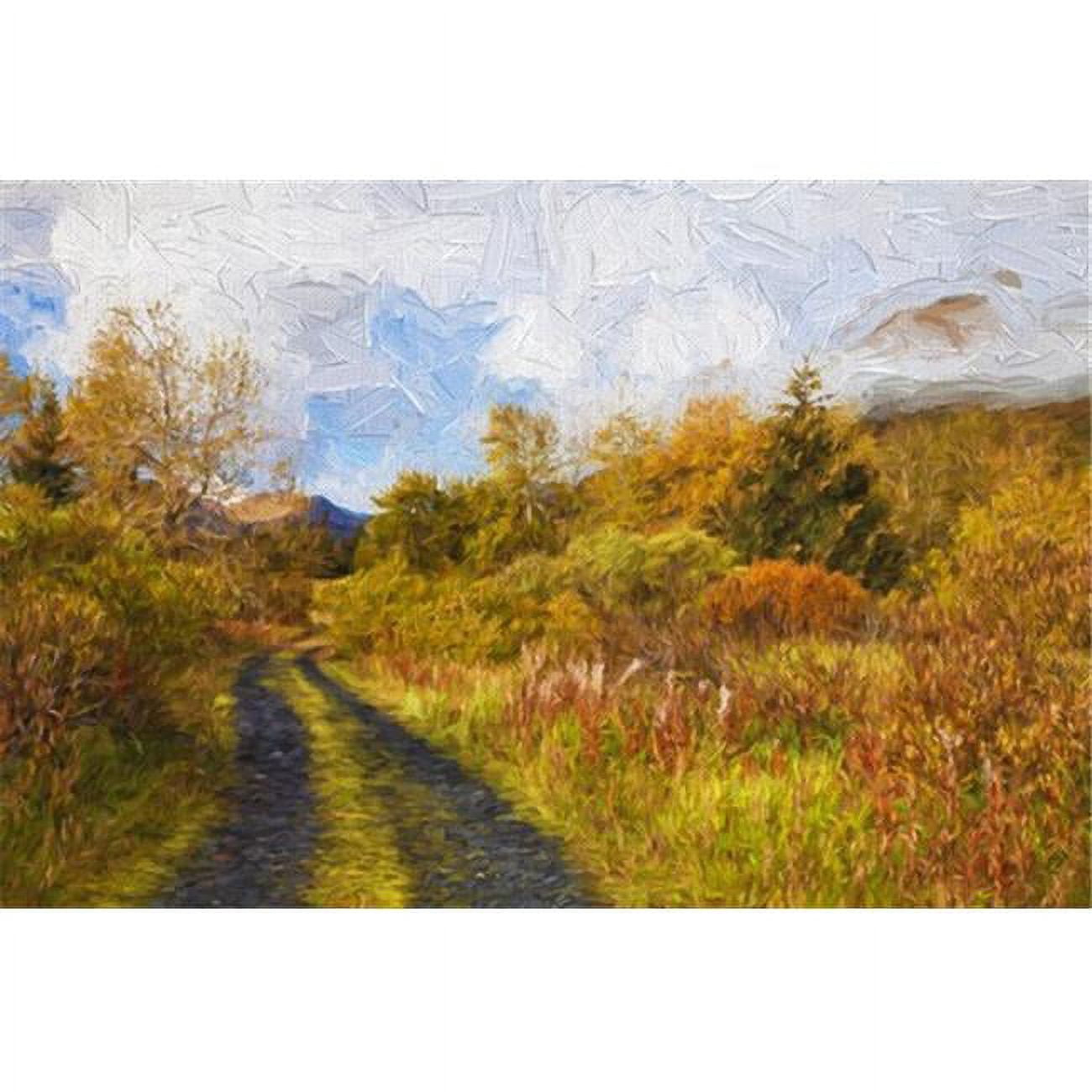 Autumn Scenic Oil Painting Along Chiniak Highway - Kodiak Alaska United ...