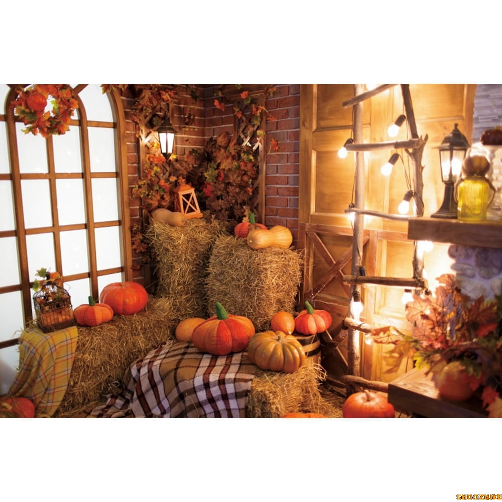 Autumn Scery Farm Warehouse Haystack Barn Newborn Kids Portrait ...