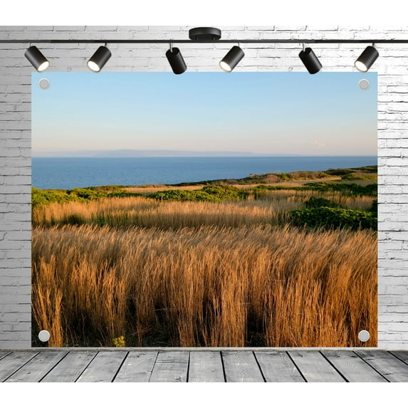 Autumn Seaside wilderness Backdrop | Polyester Fabric Banners ...