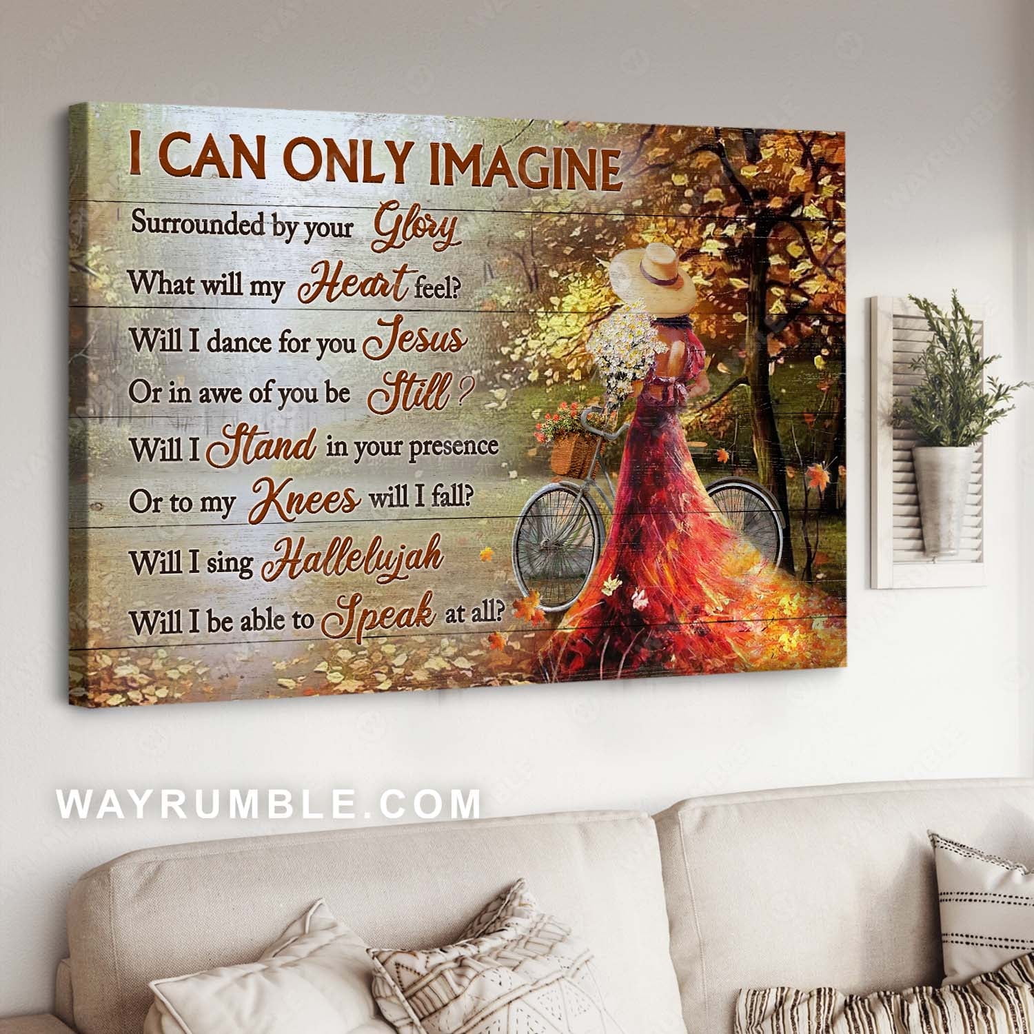 Autumn Season Autumn Forest Beautiful Woman I Can Only Imagine - Jesus ...