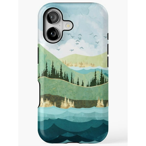 Autumn Shore Scenic Beach Landscape iPhone Case 11 12 13 14 15 16 17 ...
