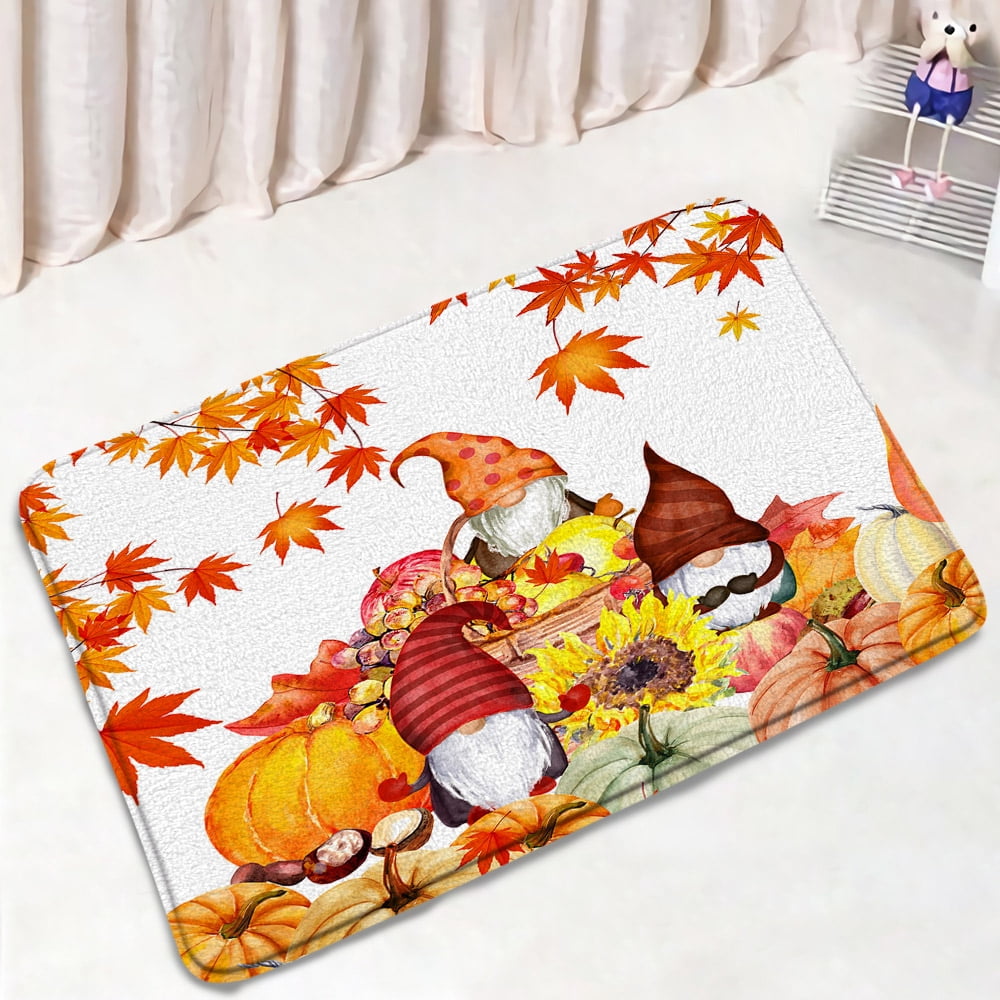 Autumn Shower Curtain Set Farm Maple Tree Pumpkin Sunflower ...