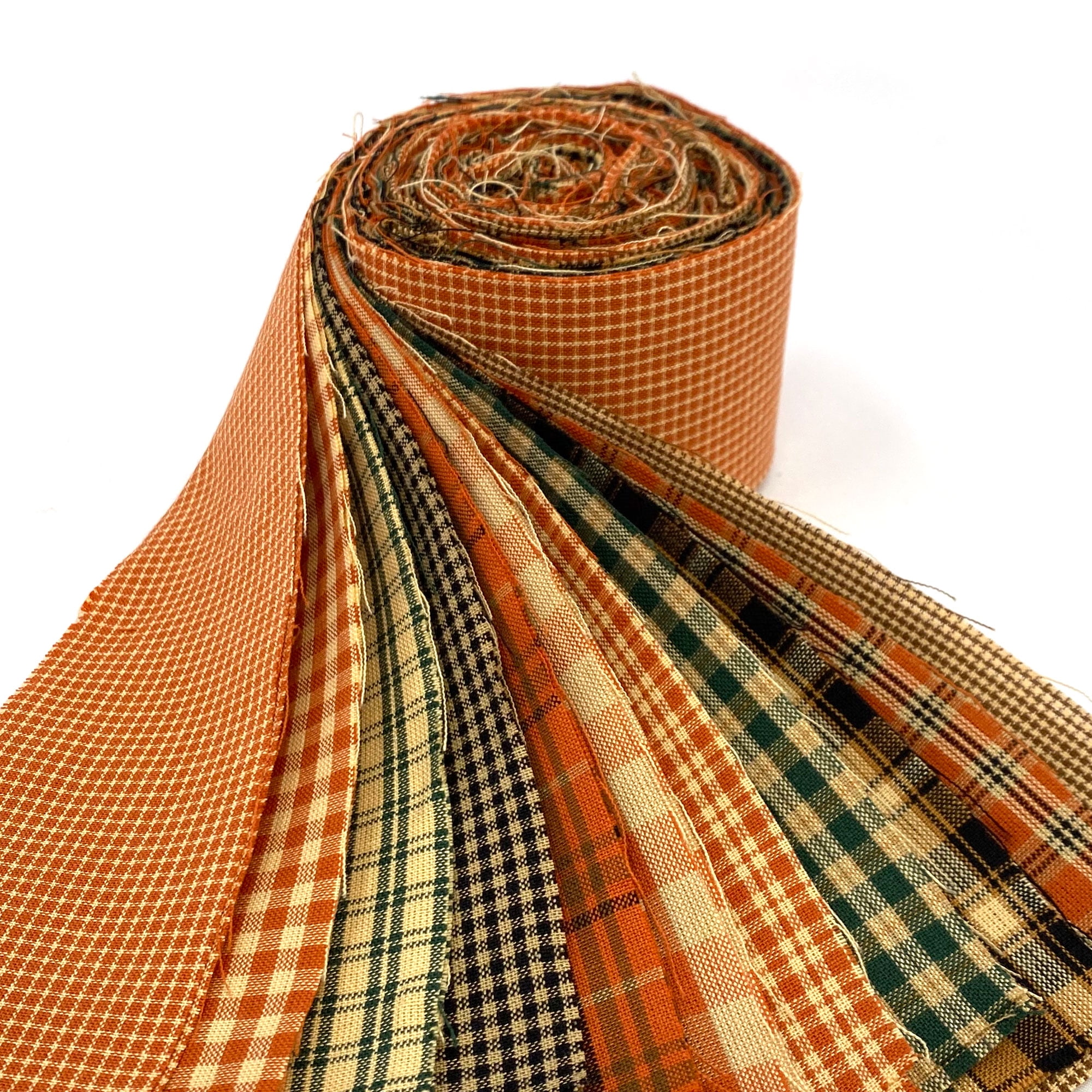 JCS Autumn Spice Homespun 100% Cotton Fabric Jelly Roll, 22 pc 2.5 X 44 ...